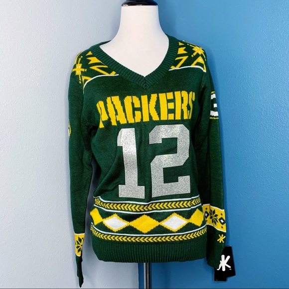 NFL | Sweaters | Green Bay Packers Aaron Rodgers 2 Vneck Sweater | Poshmark